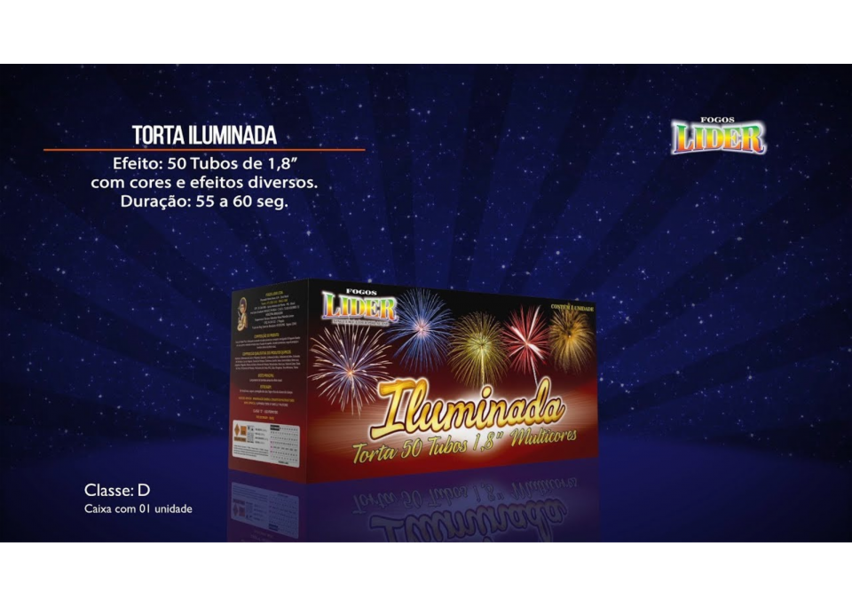 Torta Iluminada - ArtShow Fogos & Festas